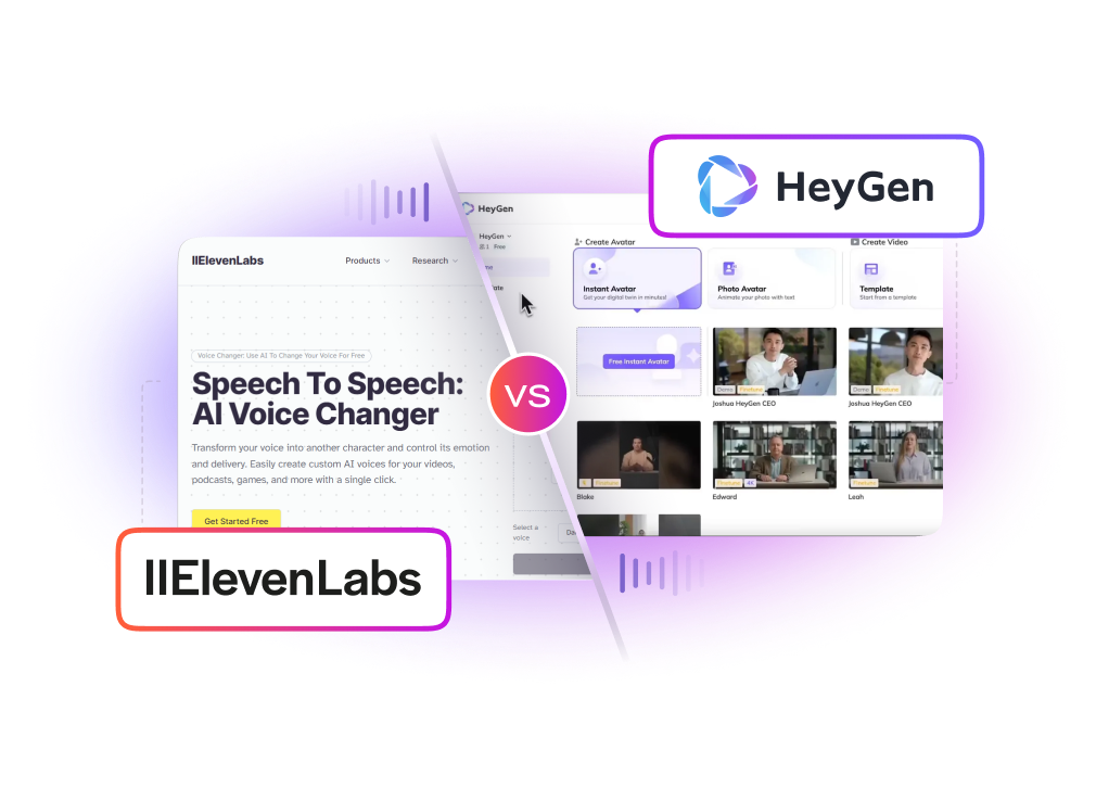 Elevenlabs vs Heygen: Tried Both AIs & Here's the Winner